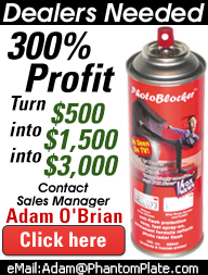 No More Red Light Camera Tickets. Make Your Car Invisible To Police ...